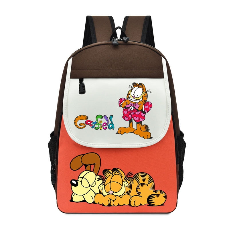 Little Kids Toddler Garfield Nylon Backpack Lightweight Waterproof ...