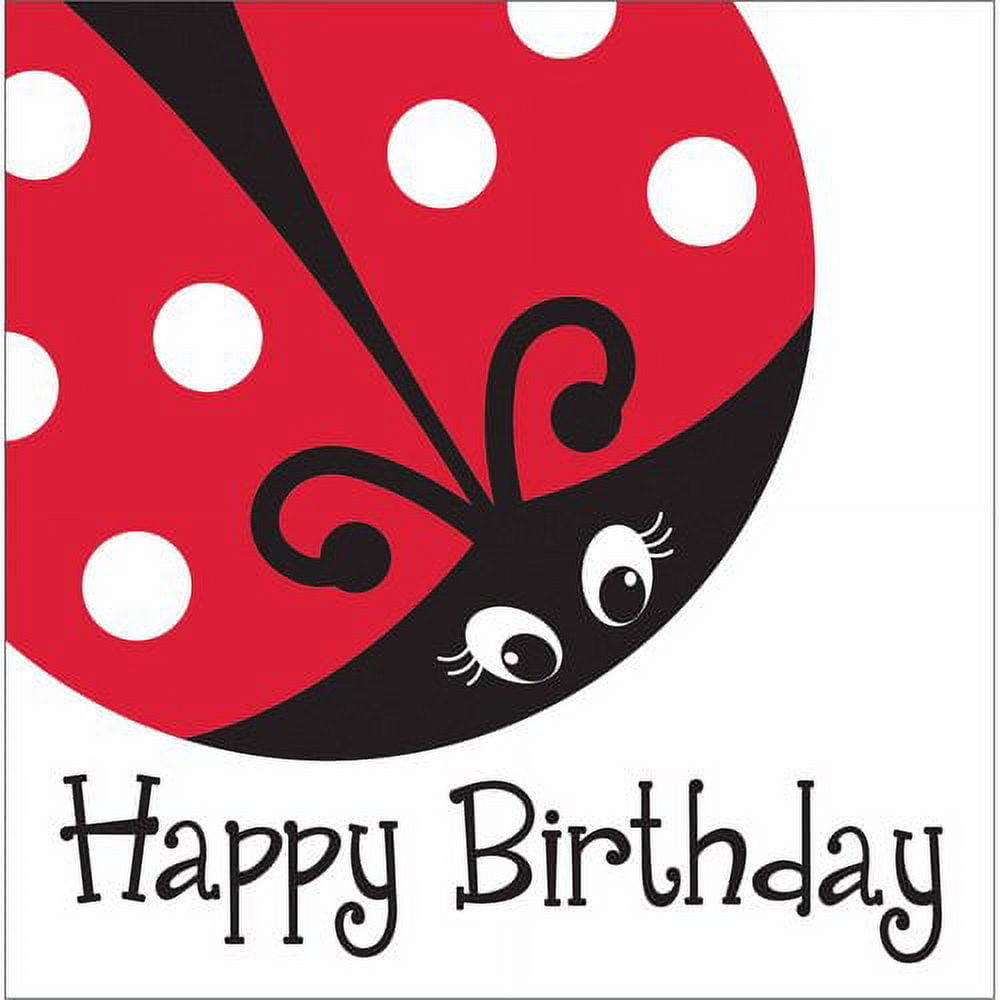 Little Ladybug Lady Bug Insect Animal Birthday Party Paper Luncheon ...