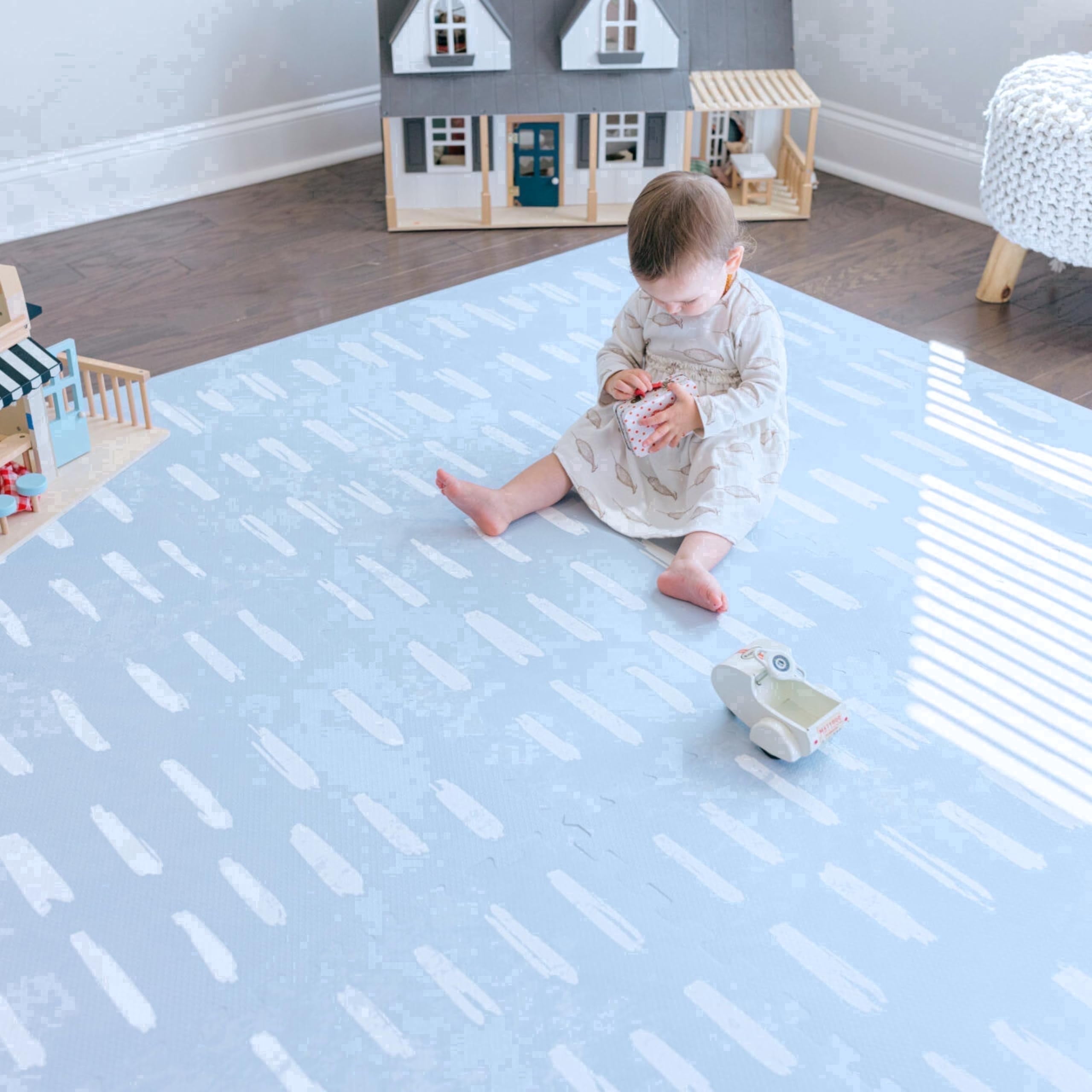 Little Landings EVA Foam Play Mat, Shoreline (6x6ft), Non-Toxic ...