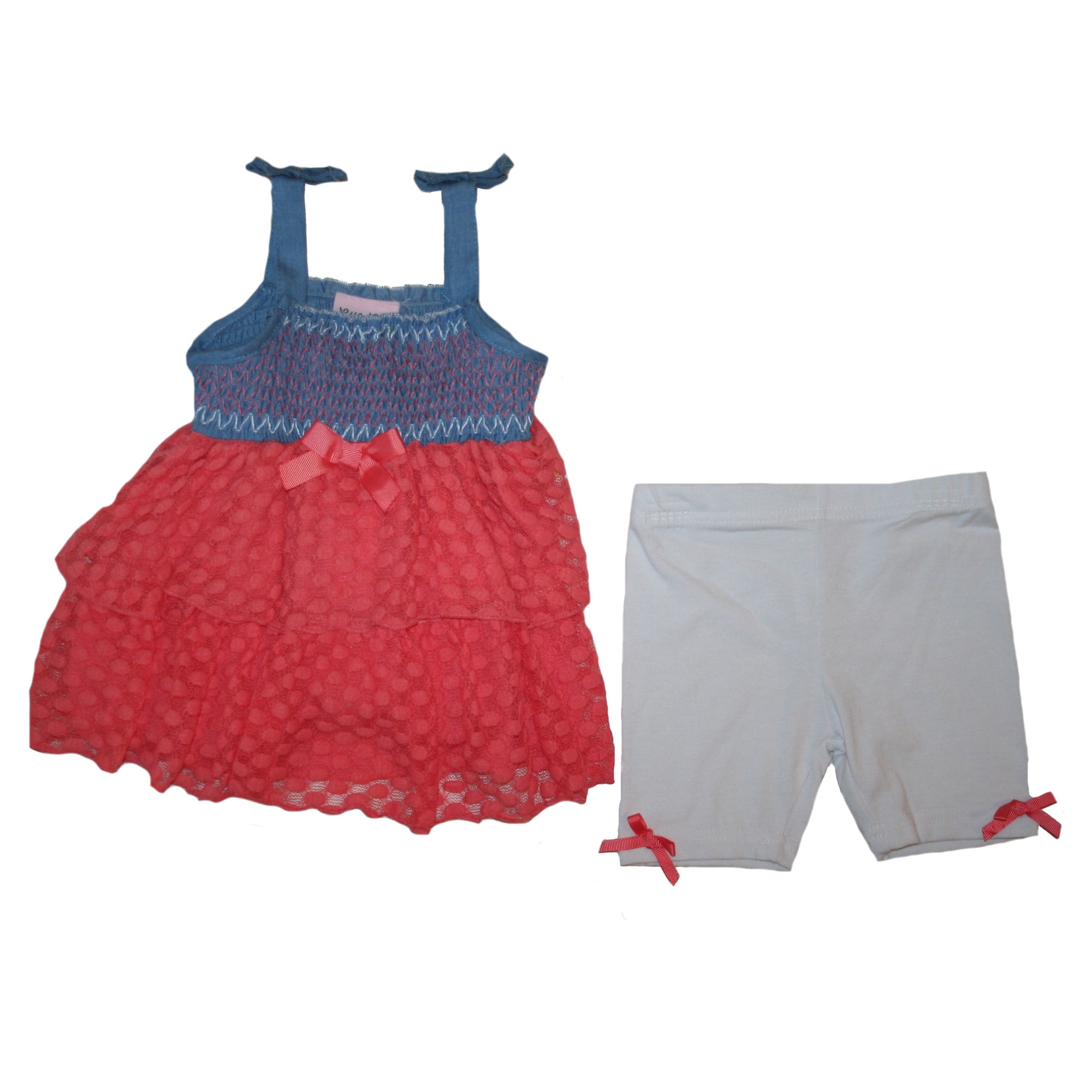 Little Lass Baby Infant Girl's Halter Top and Shorts Set (24 Months ...