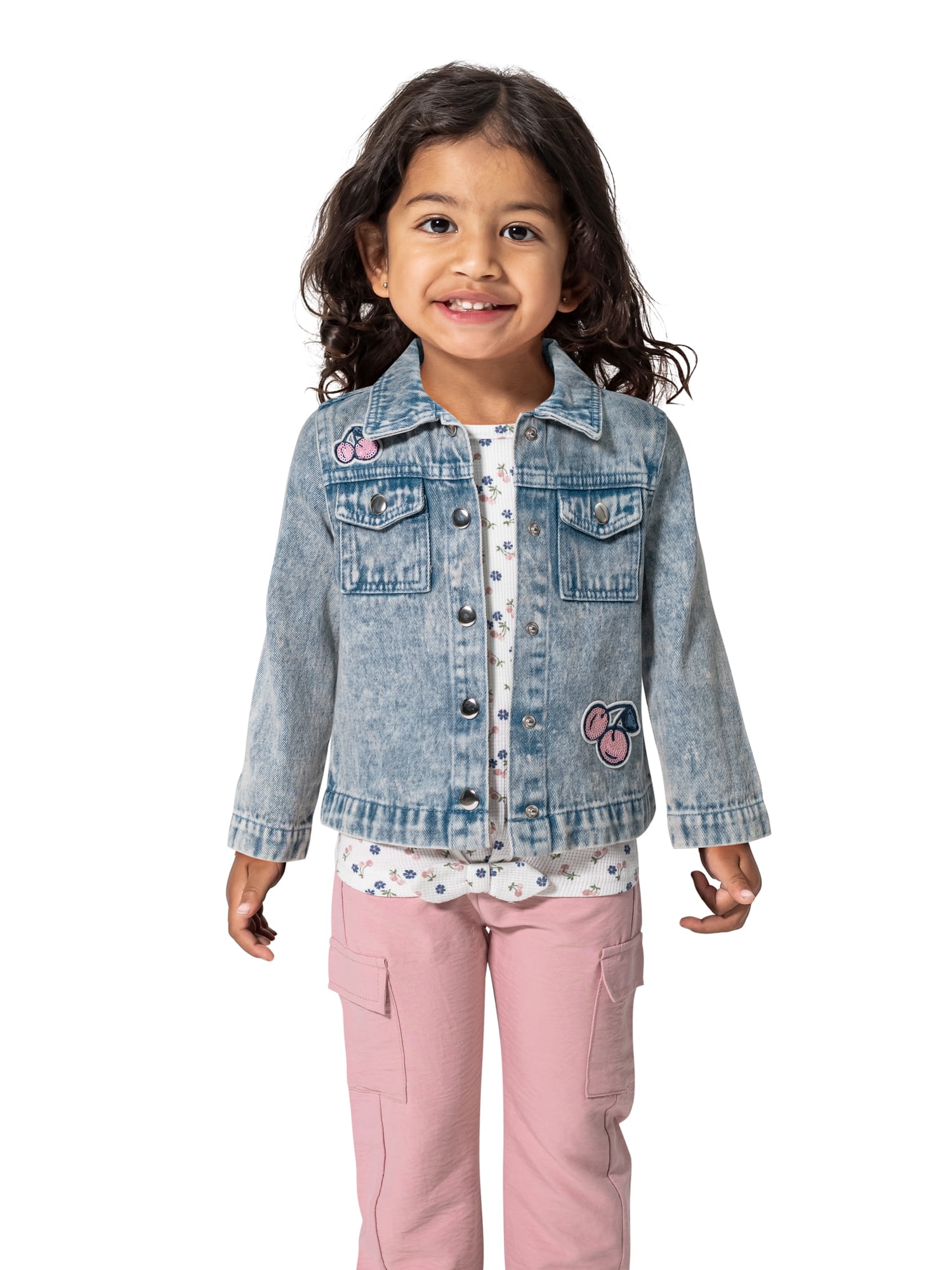 Little Lass Toddler Girl Jacket, Tee, and Pant 3-Piece Set, Sizes 2T-4T ...