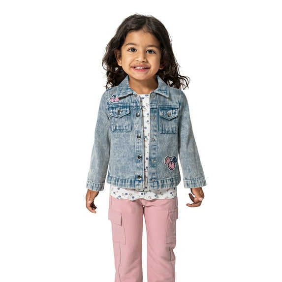 Little Lass Toddler Girl Jacket, Tee, and Pant 3-Piece Set, Sizes 2T-4T ...