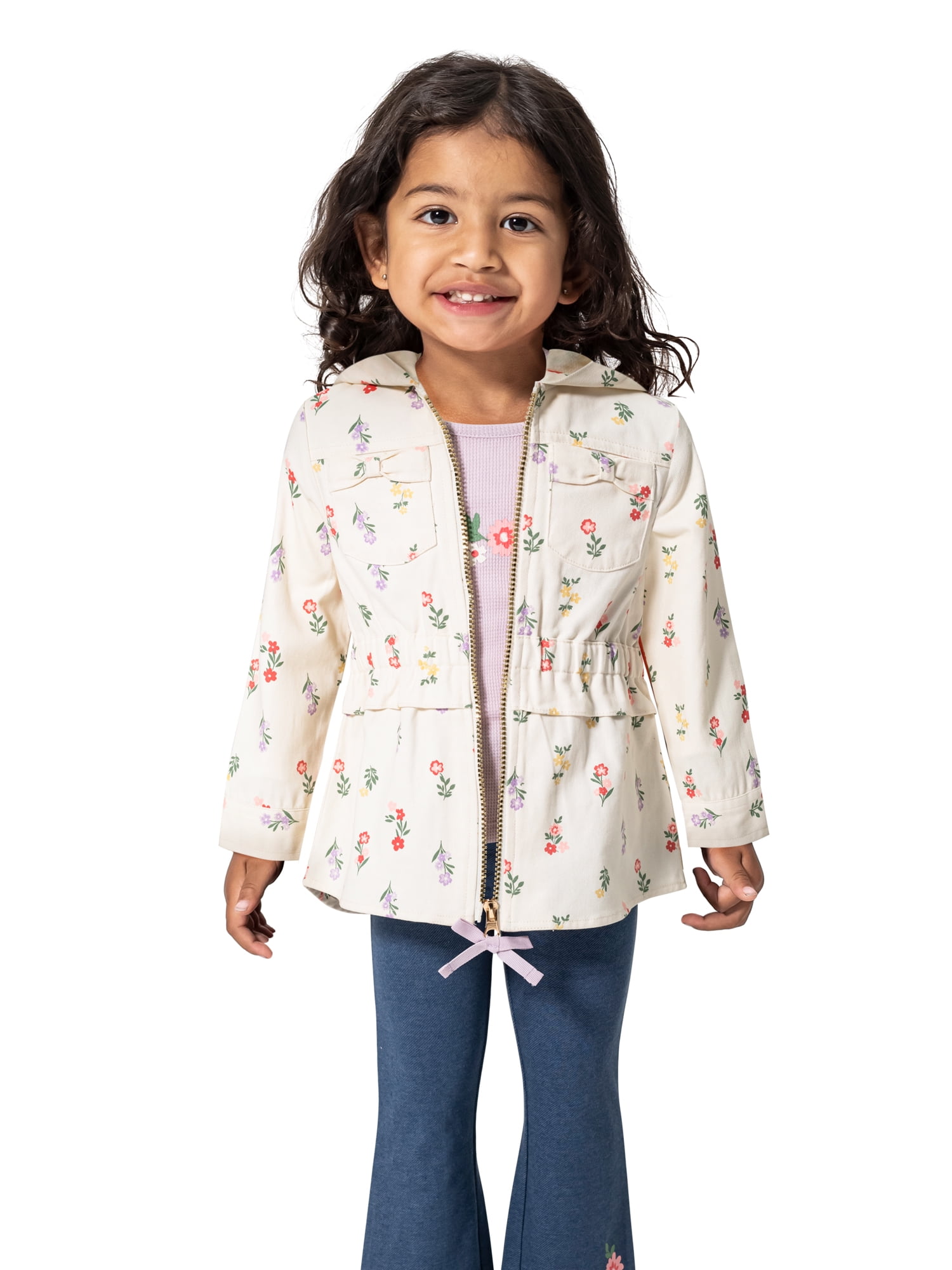 Little Lass Toddler Girl Jacket, Tee, and Pant 3-Piece Set, Sizes 2T-4T ...