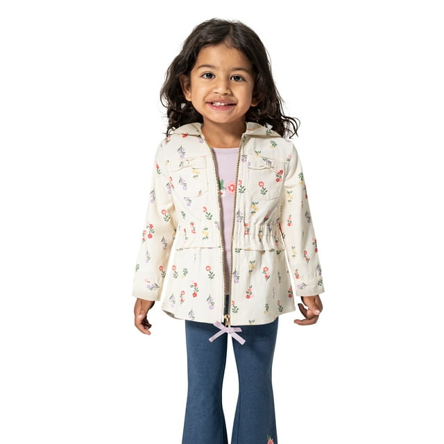 Little Lass Toddler Girl Jacket, Tee, and Pant 3-Piece Set, Sizes 2T-4T ...
