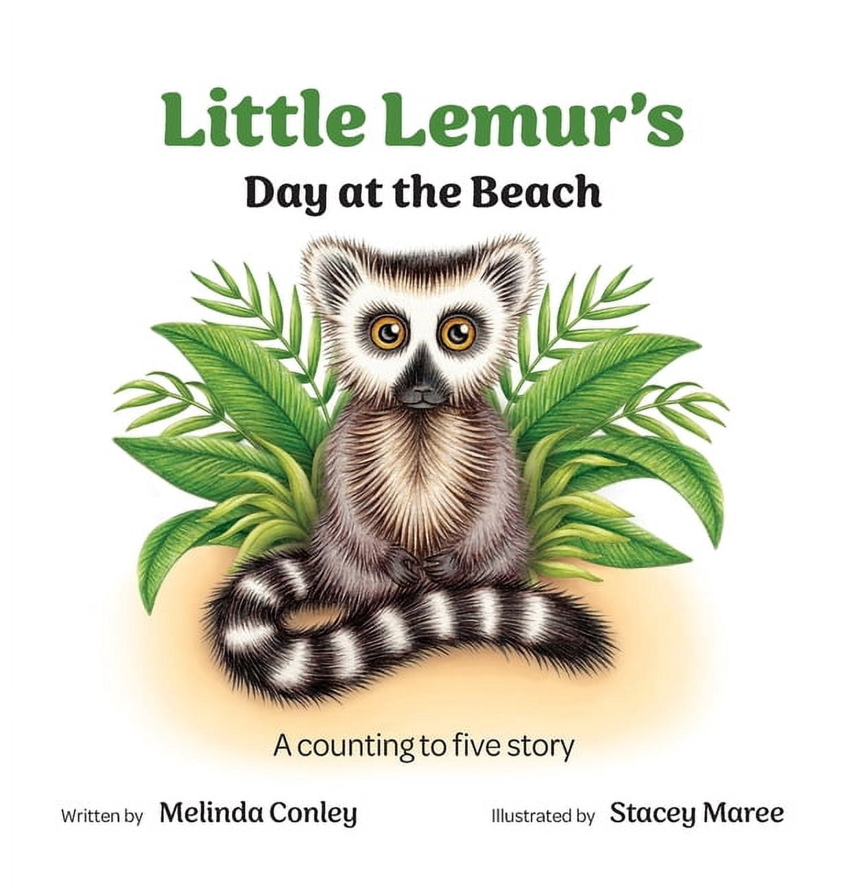 Little Lemur's Day at the Beach: A counting to five story, (Hardcover ...