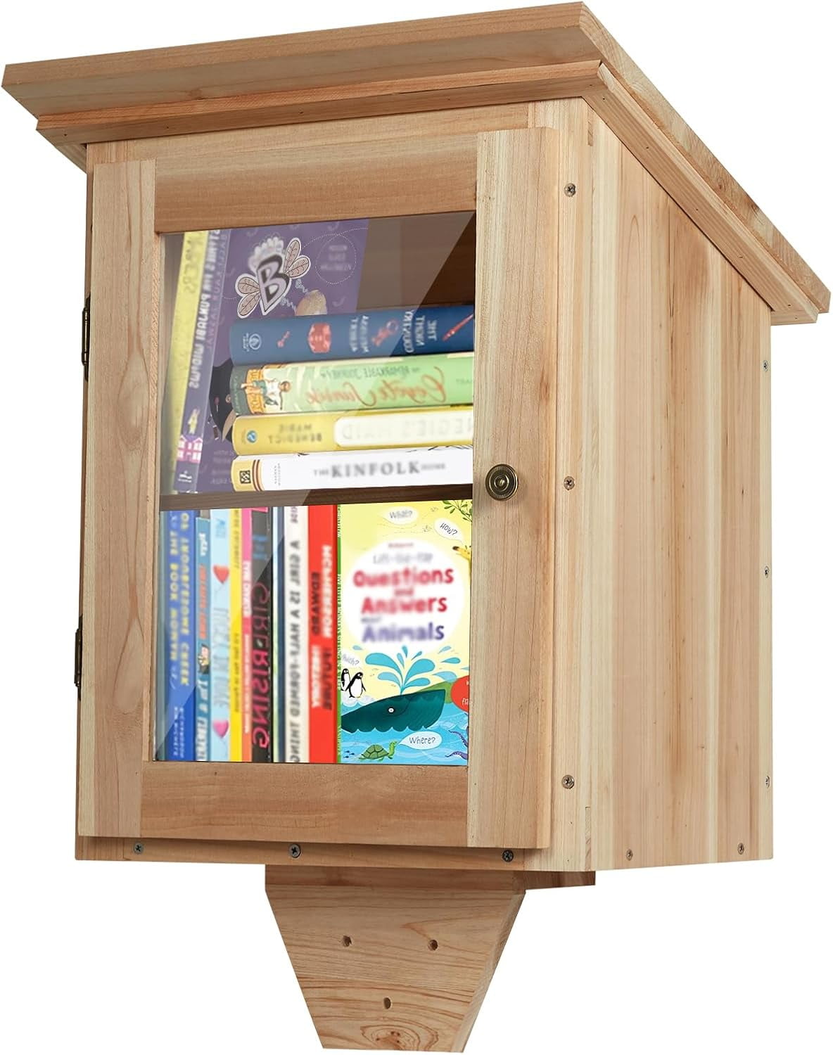 Little Library Box Outdoor Free Library - Double Little Library Outdoor ...