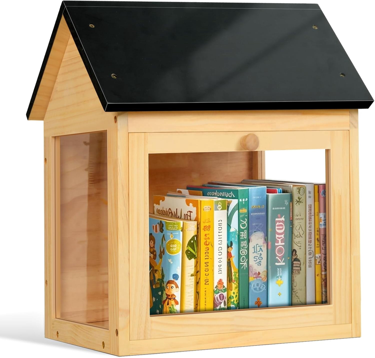 Little Library, Outdoor Library Book Box for Sharing Books, Wood DIY ...