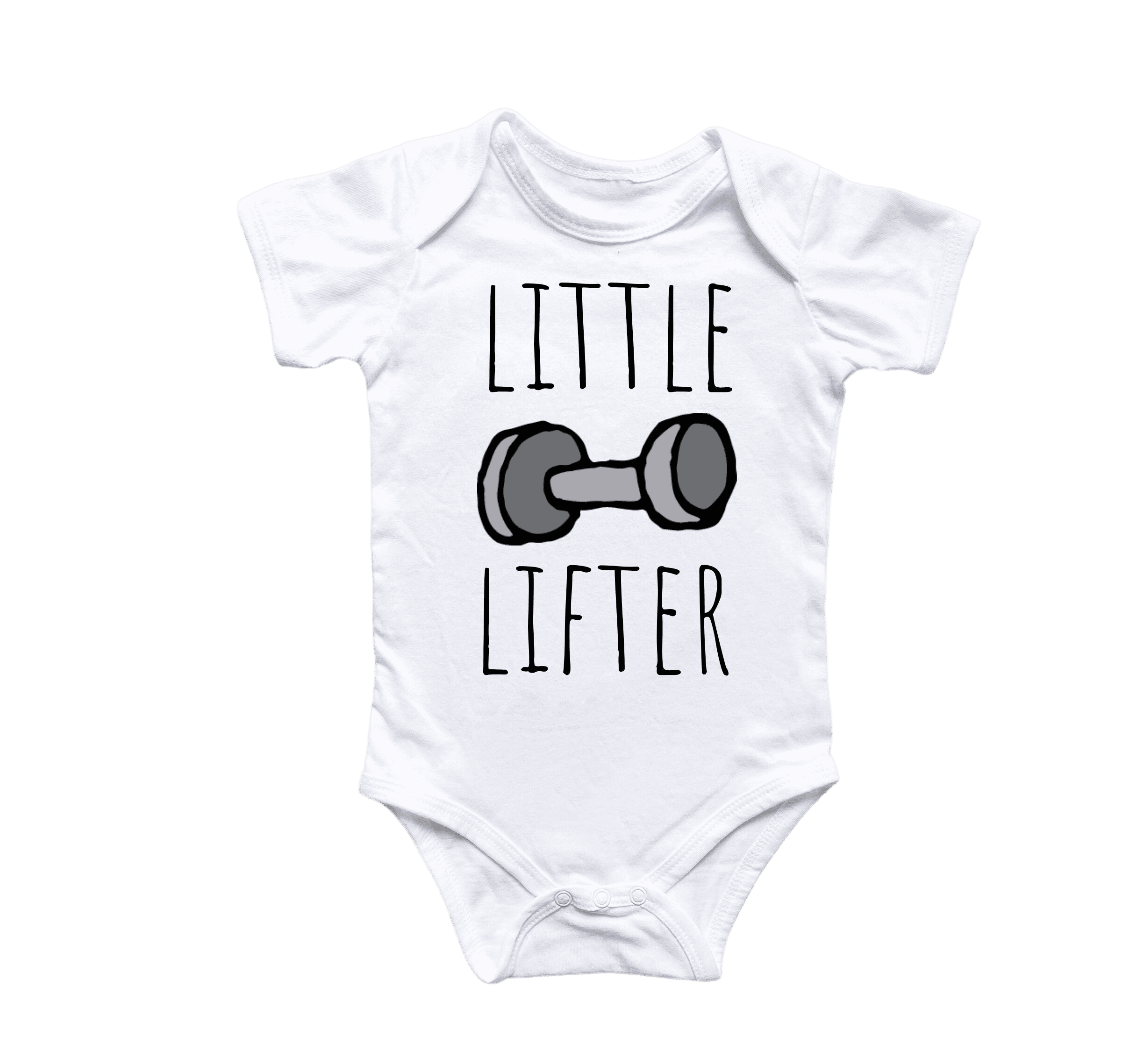 Little Lifter Gym - Baby Boy Girl Clothes Infant Bodysuit Funny Cute ...
