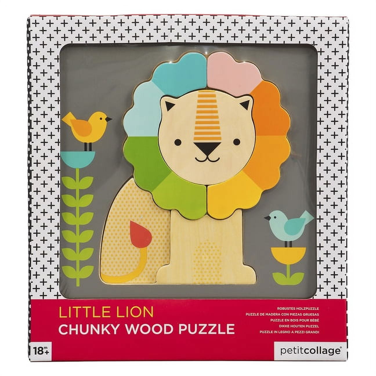 Little Lion Chunky Wood Puzzle (Other) - Walmart.com
