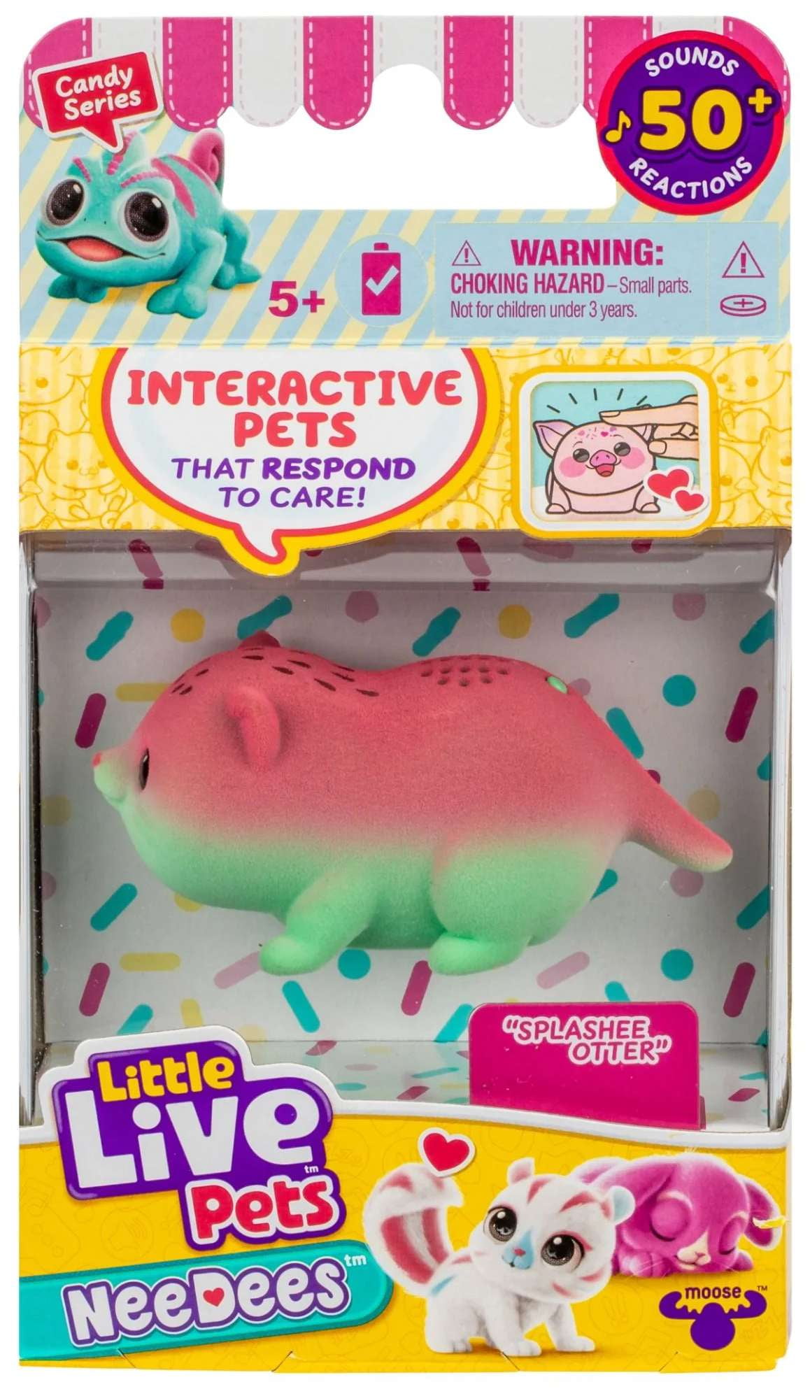 Little Live Pets Candy Series Splashee Otter Wearable Interactive ...