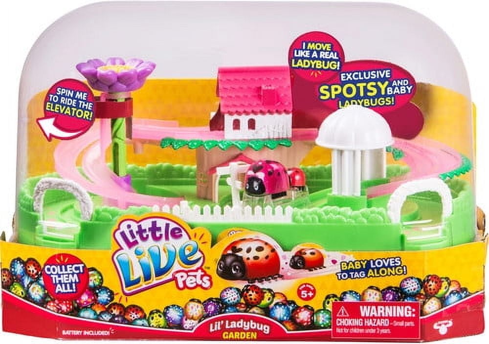 Little Live Pets Ladybug Garden Playset - Walmart.com