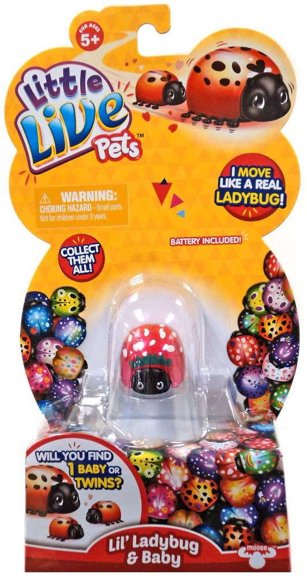 Little Live Pets Lil' Ladybug & Baby Strawberry Figure (One or Two ...