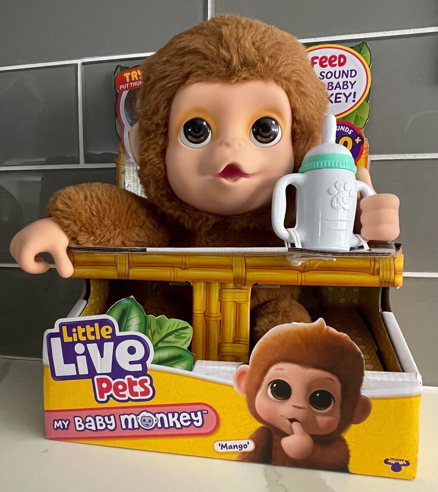 Little Live Pets My Baby Monkey-Mango Interactive Plush Toy - Walmart.com
