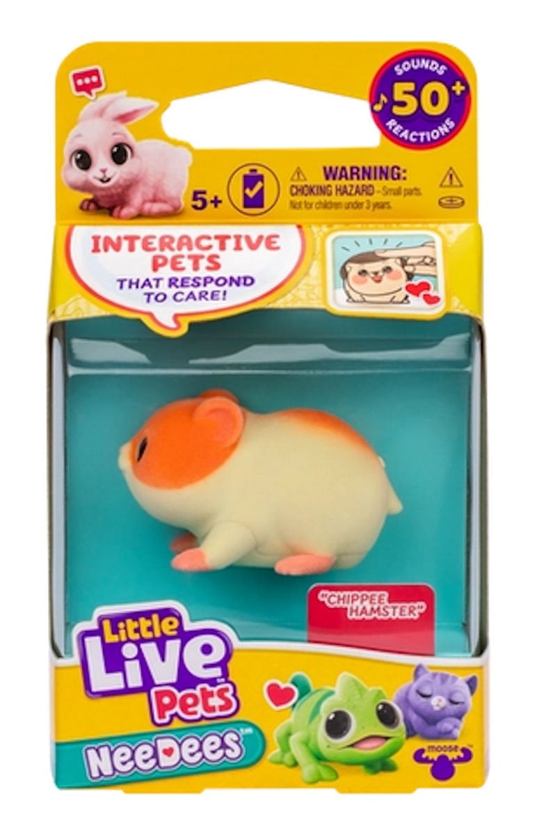 Little Live Pets NeeDees Chipee Hamster - Walmart.com