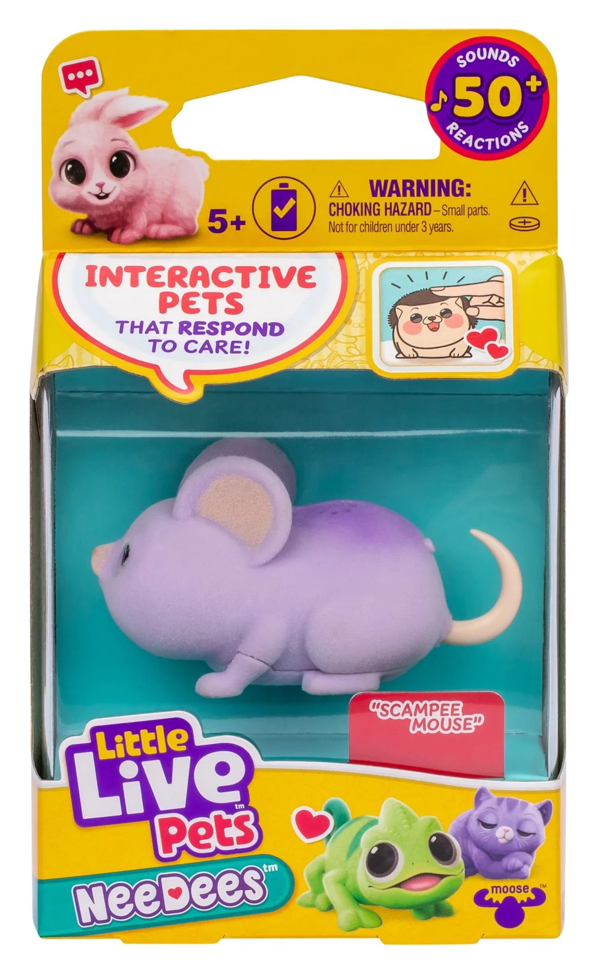 Little Live Pets NeeDees Scamper Mouse - Walmart.com