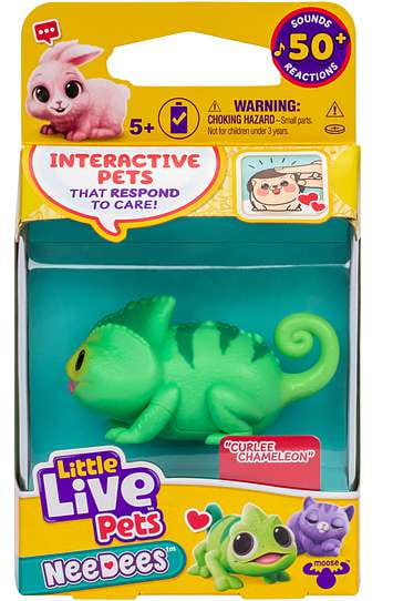 Little Live Pets NeeDees Wearable Interactive Figure Pack (1 RANDOM ...