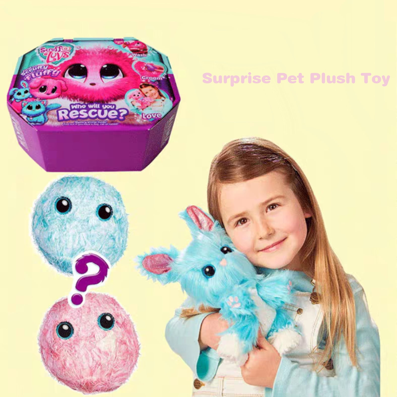 Little Live Pets Scruff-a-Luvs Plush Mystery Rescue Pet Pet Toy Rabbit ...