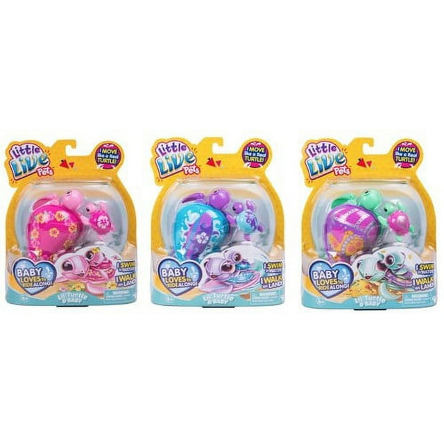 Little Live Pets Series 5 Lil Turtle Single Pack Assortment - Walmart ...