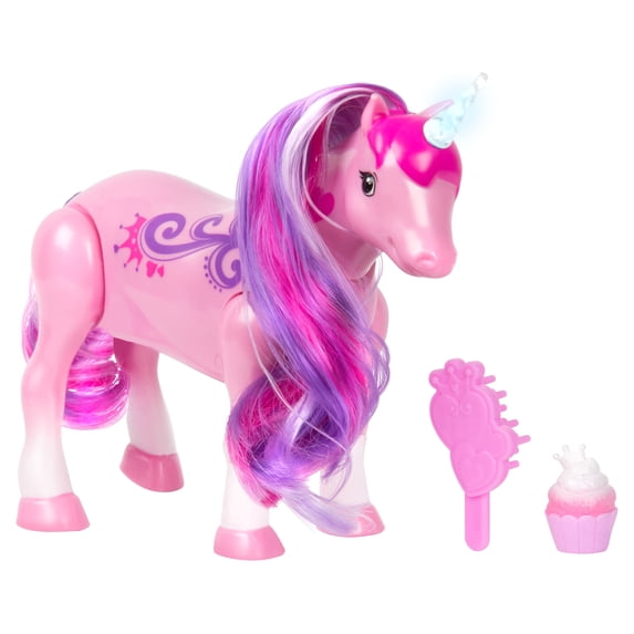 Little Live Pets, Sparkles My Dancing Unicorn, rainbow horn, reacts to ...
