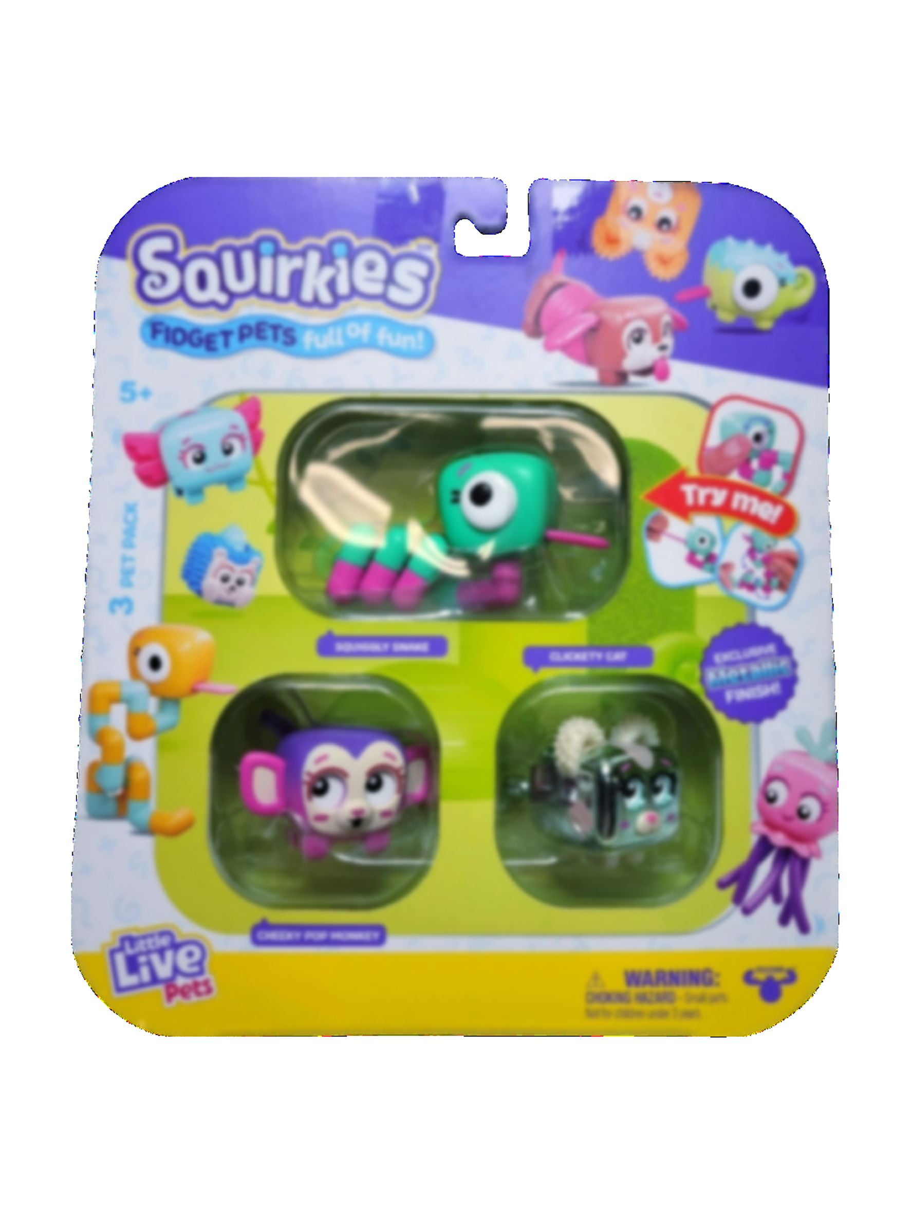 Little Live Pets - Squirkies Fidget Pets, Full of fun, includes ...