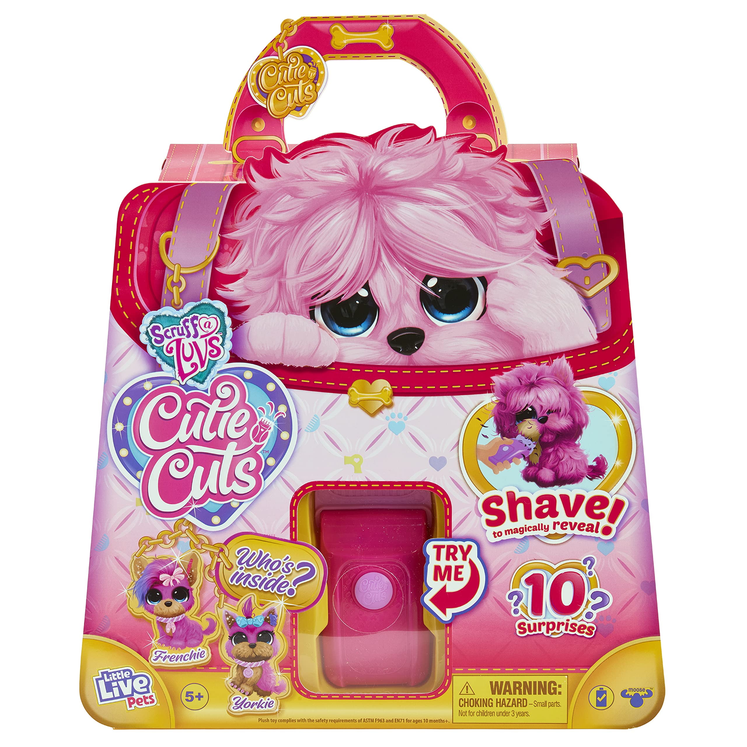 Little Live Scruff-A-Luvs Cutie Cuts: Shave, Reveal and Style, Plush ...