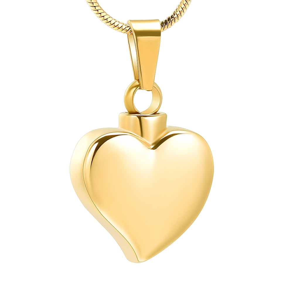 Little Love Heart Memorial Cremation Jewelry for Ashes Urn Necklace ...