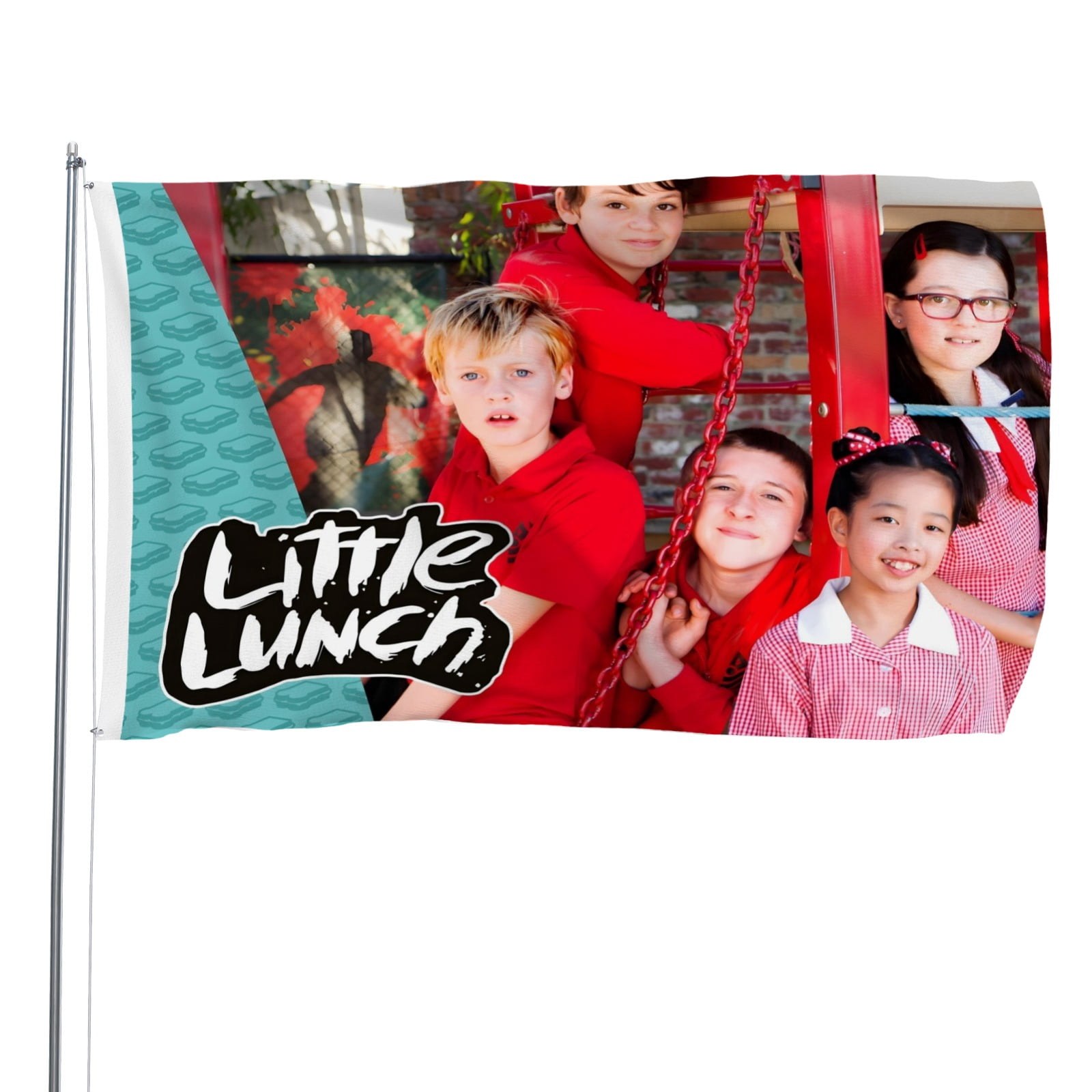 Little Lunch-themed Printed Flag Perfect gift for fans, friends, and ...