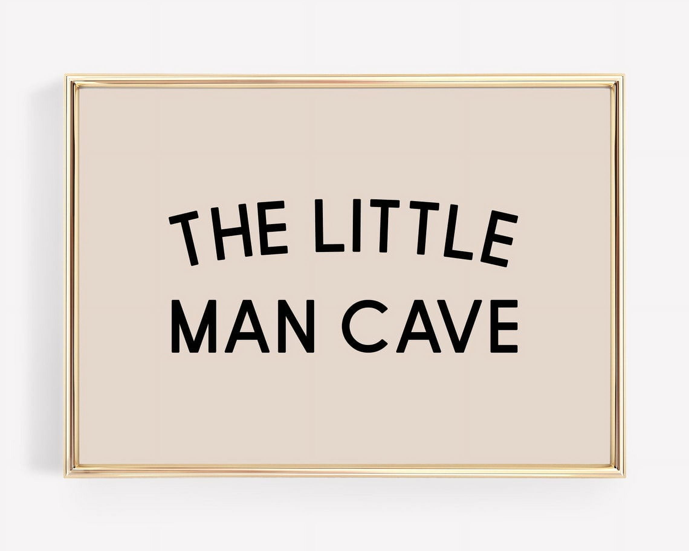 Little Man Cave Print Boy Nursery Decor Neutral Boys Room Decor Boys ...