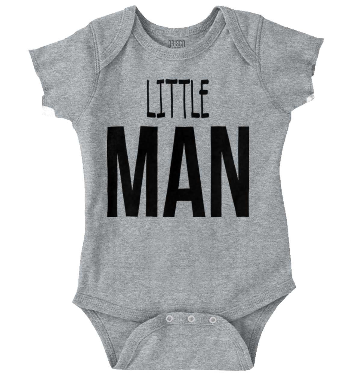 Little Man Cute Adorable Son Grandson Bodysuit Jumper Boys Infant Baby ...
