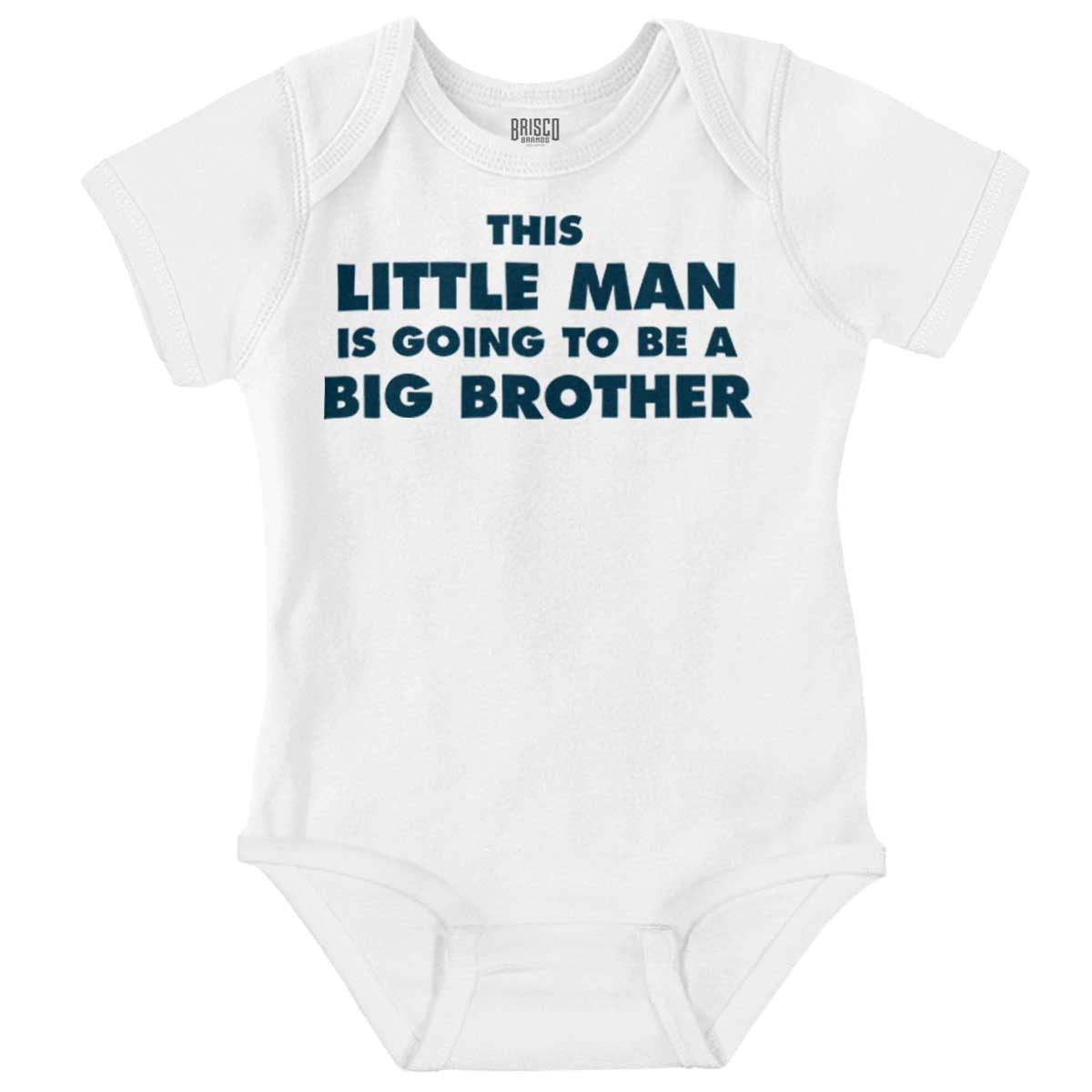 Little Man Going to Be a Big Brother Bodysuit Jumper Boys Infant Baby ...