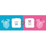 Little Man or Little Miss Giant Party Banner (1 ct) - Walmart.com