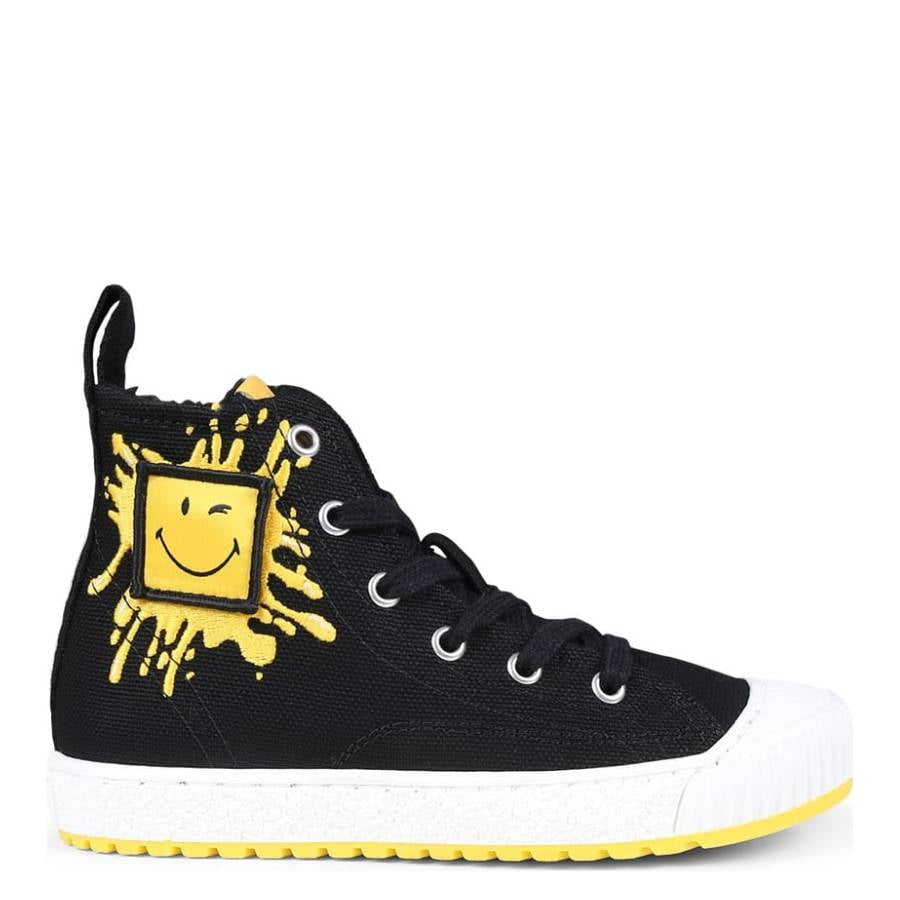 Little Marc Jacobs Boys Smile Print High-Top Sneakers, Brand Size 33 (2 ...