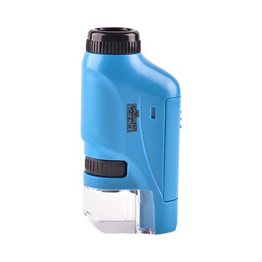 Beginner Kids 60X-120X Handheld Pocket Microscope Kit with LED Light ...