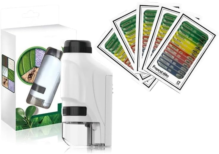 Little Marvin Microscope, Mini Microscope Handheld Mini Scope Portable ...