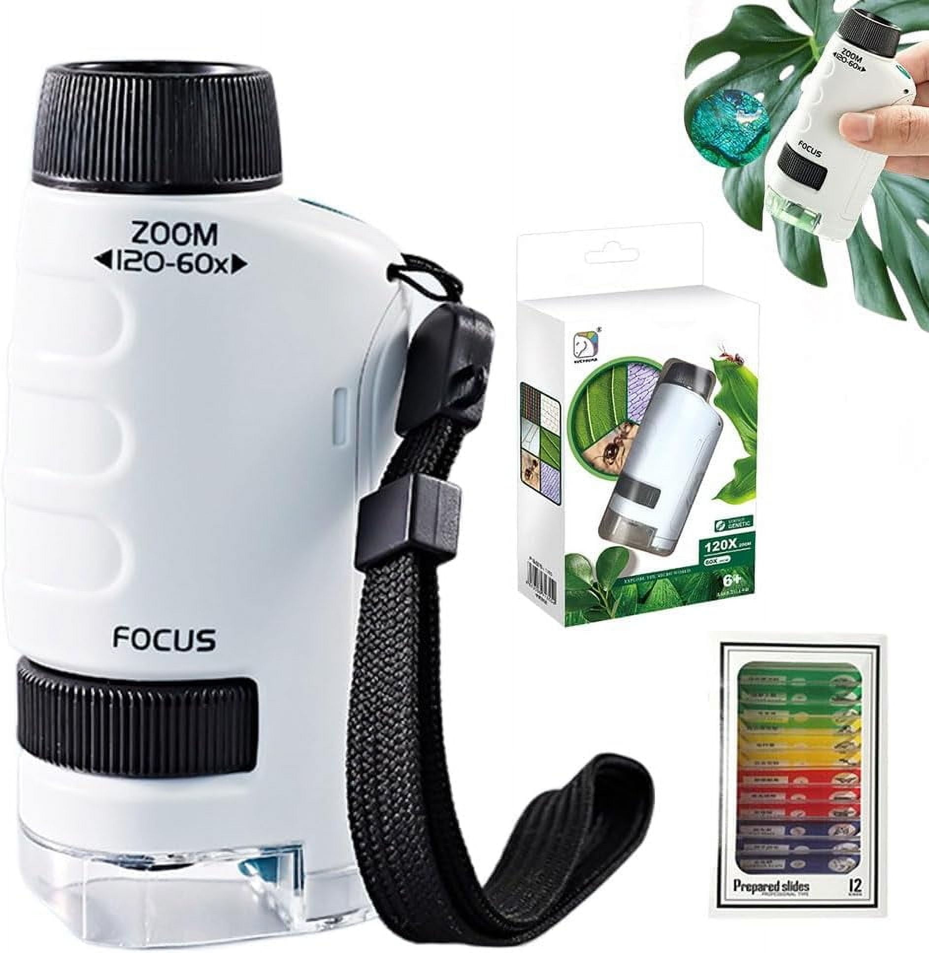 Little Marvin Miniscope, 2025 New Mini Microscope for Kids, Pocket ...