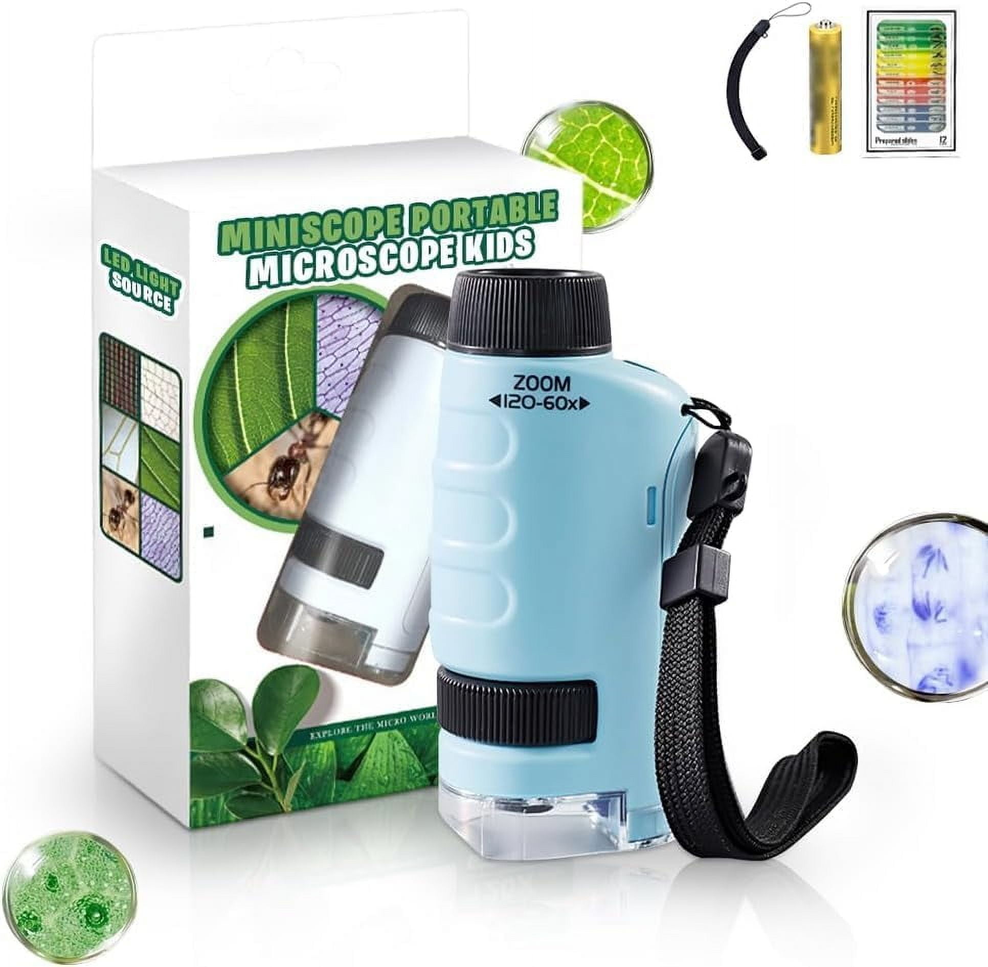 Little Marvin Miniscope, 2025 New Mini Microscope for Kids, Pocket ...