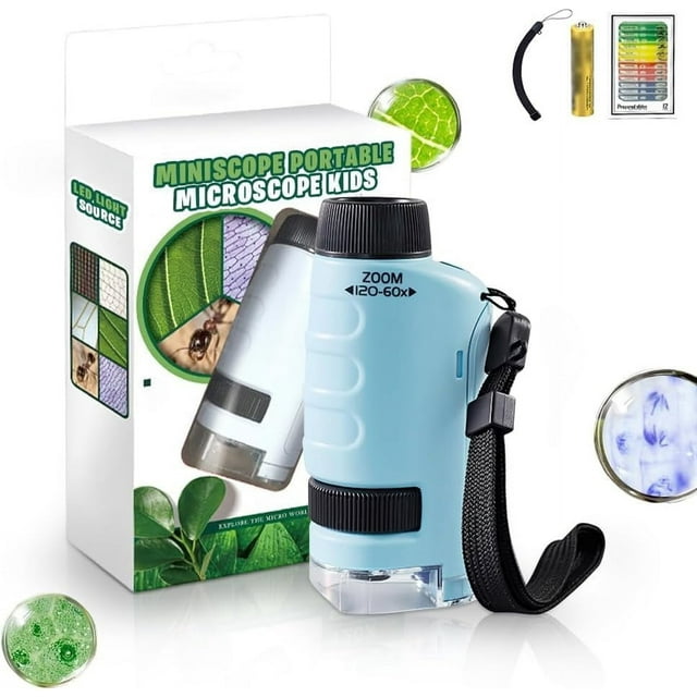 Little Marvin Miniscope, 2025 New Mini Microscope for Kids, Pocket ...