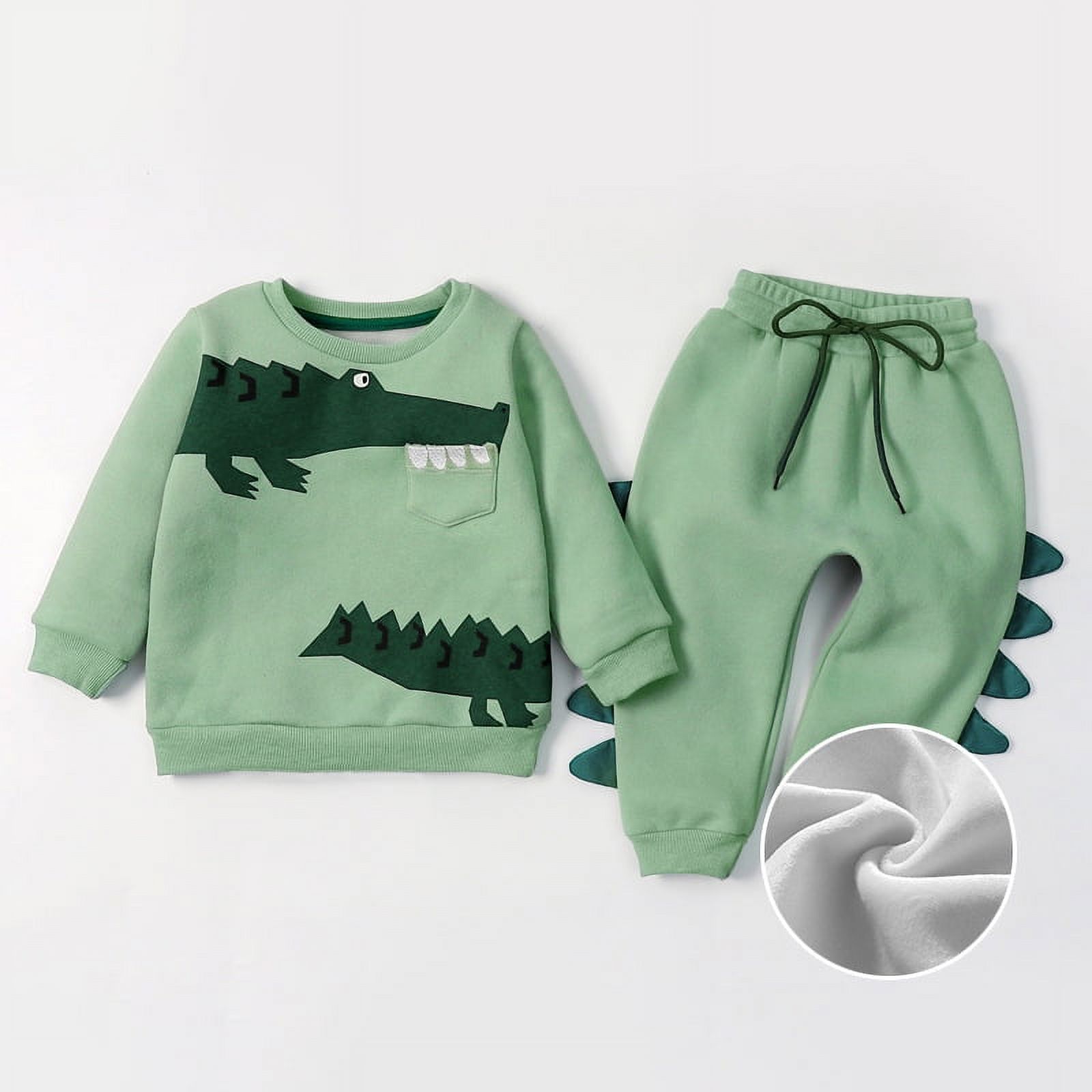 Little Maven Boys Cartoon Suit Autumn and Winter One-piece Velvet ...