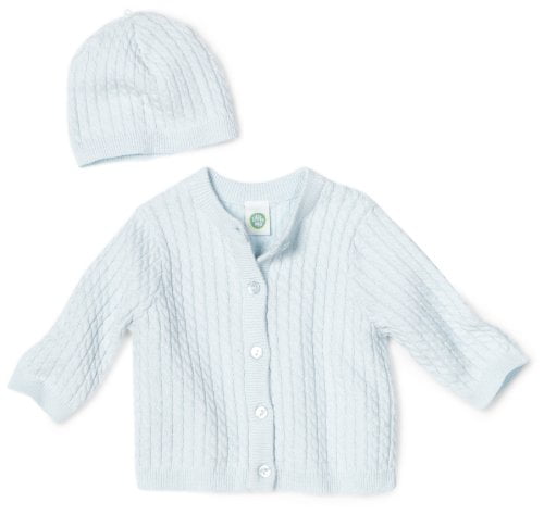Little Me Baby Boy Newborn Huggable Cable Sweater, Light Blue, 9 Months ...