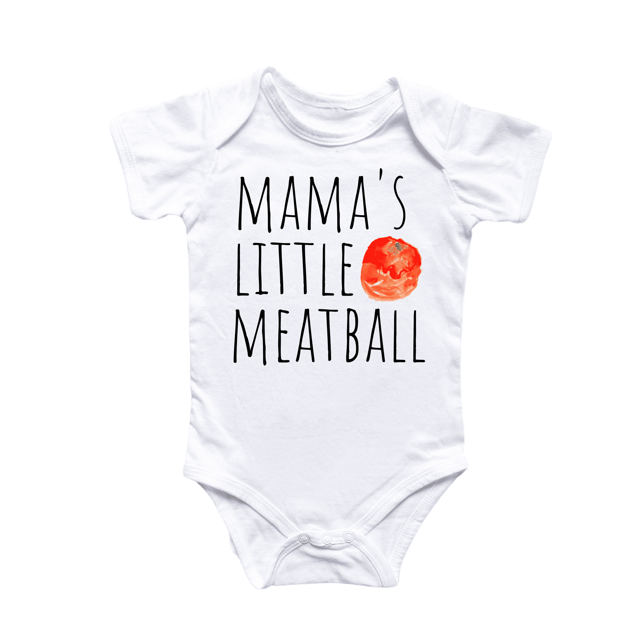 Little Meatball Italian - Baby Boy Girl Clothes Infant Bodysuit Funny ...