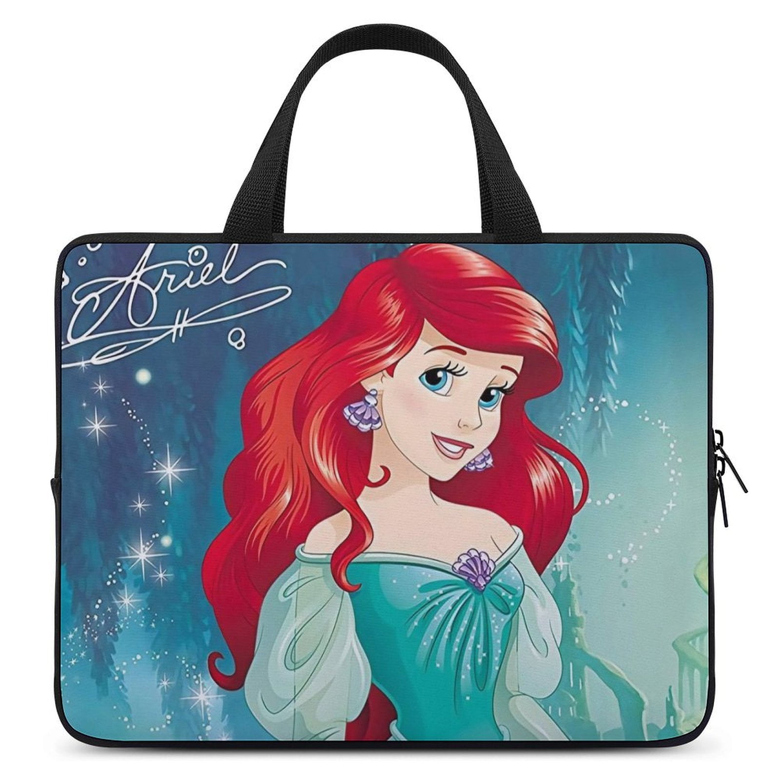 Little Mermaid Ariel 17 Inch Laptop Bag,Expandable Computer Bag Laptop ...