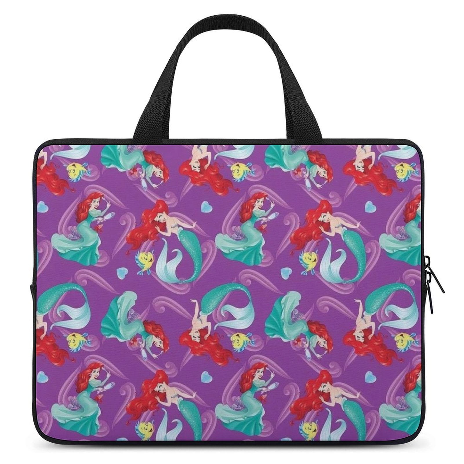 Little Mermaid Ariel Laptop Bag for Women Men 13 Inch,Laptop Tote Work ...