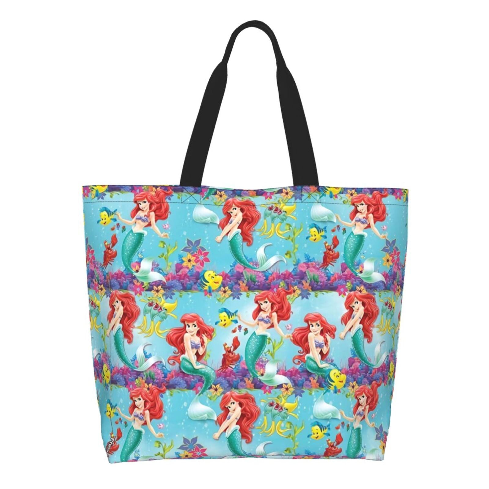 Little Mermaid Ariel Tote Bag,Tote Bag for Women,Canvas Tote Bag with ...