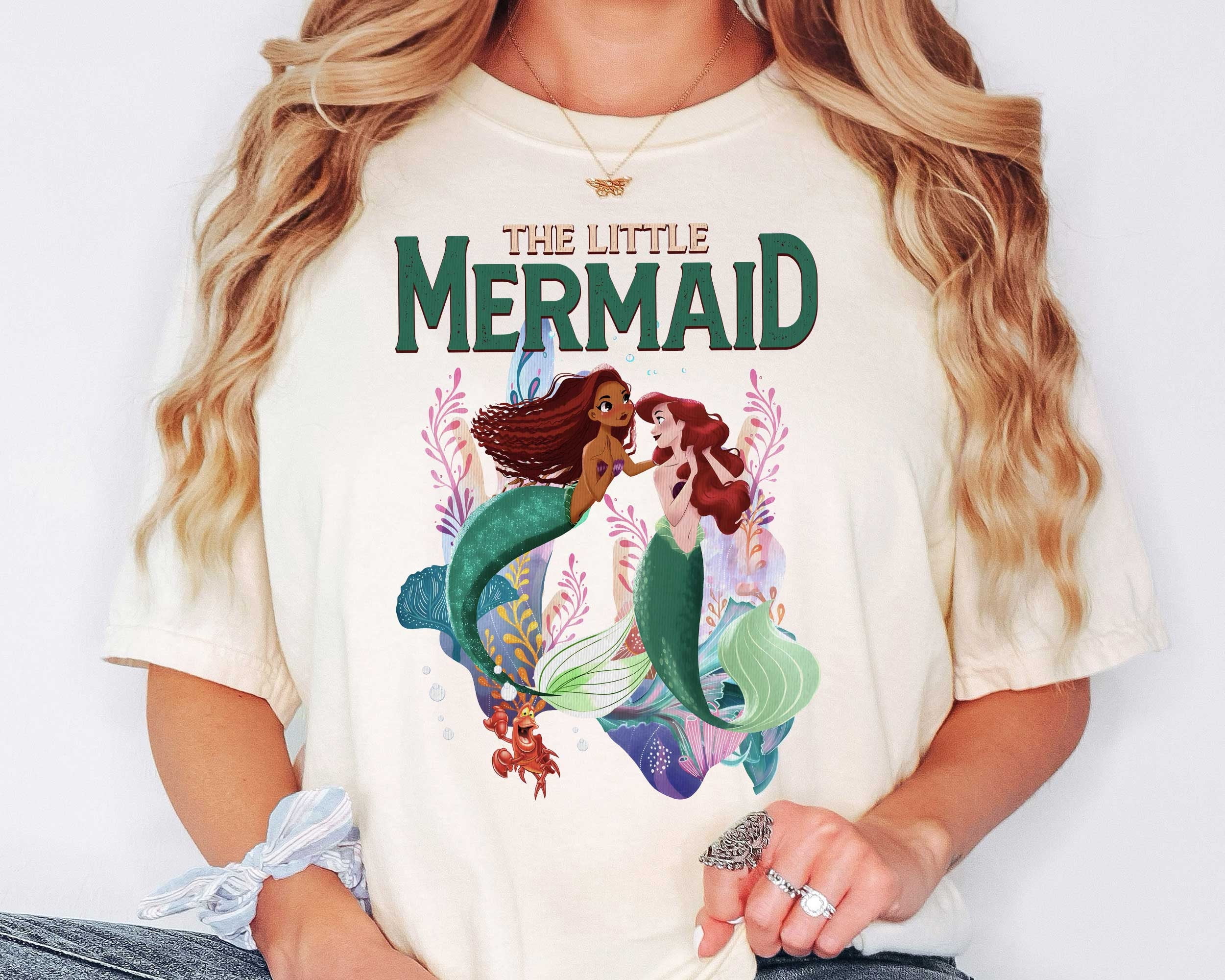 Little Mermaid Black Girl Magic Shirt, Magic Black Ariel, Vintage ...