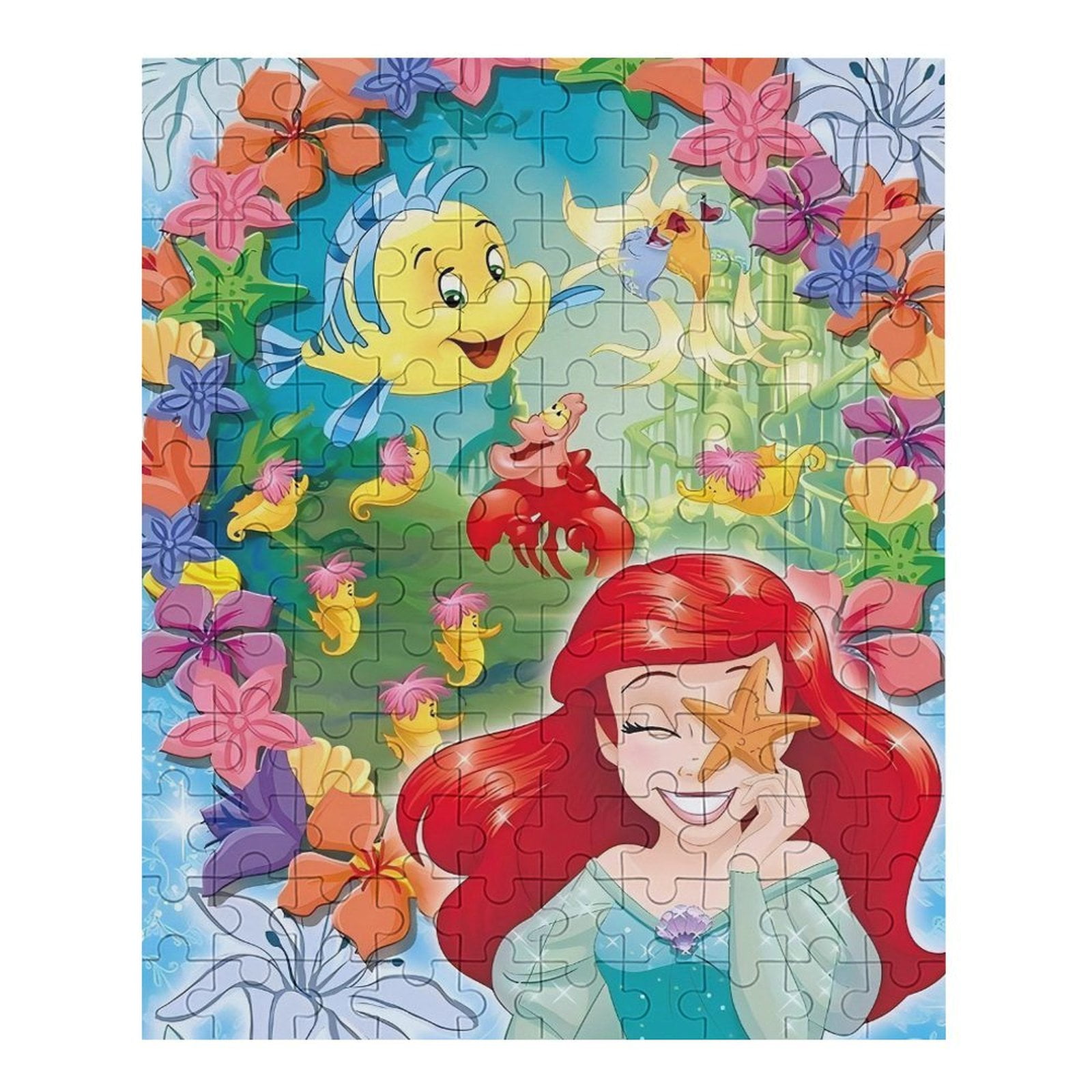Little Mermaid Christmas Jigsaw Puzzles Interlocking puzzles for kids ...