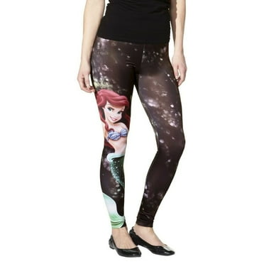 Little Mermaid Ariel Deep Sea Junior Womens' Leggings (Small) - Walmart.com