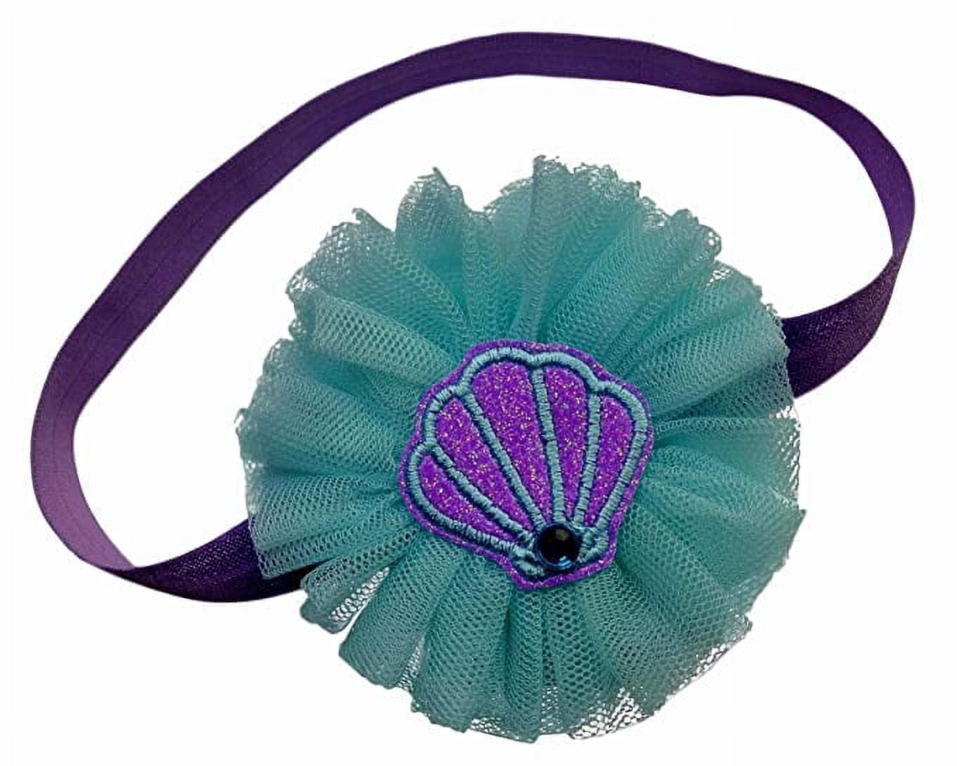 Little Mermaid Inspired Elastic Baby & Toddler Headband - Walmart.com