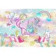 Little Mermaid Theme Backdrops Under the Sea Girls Birthday Party r ...