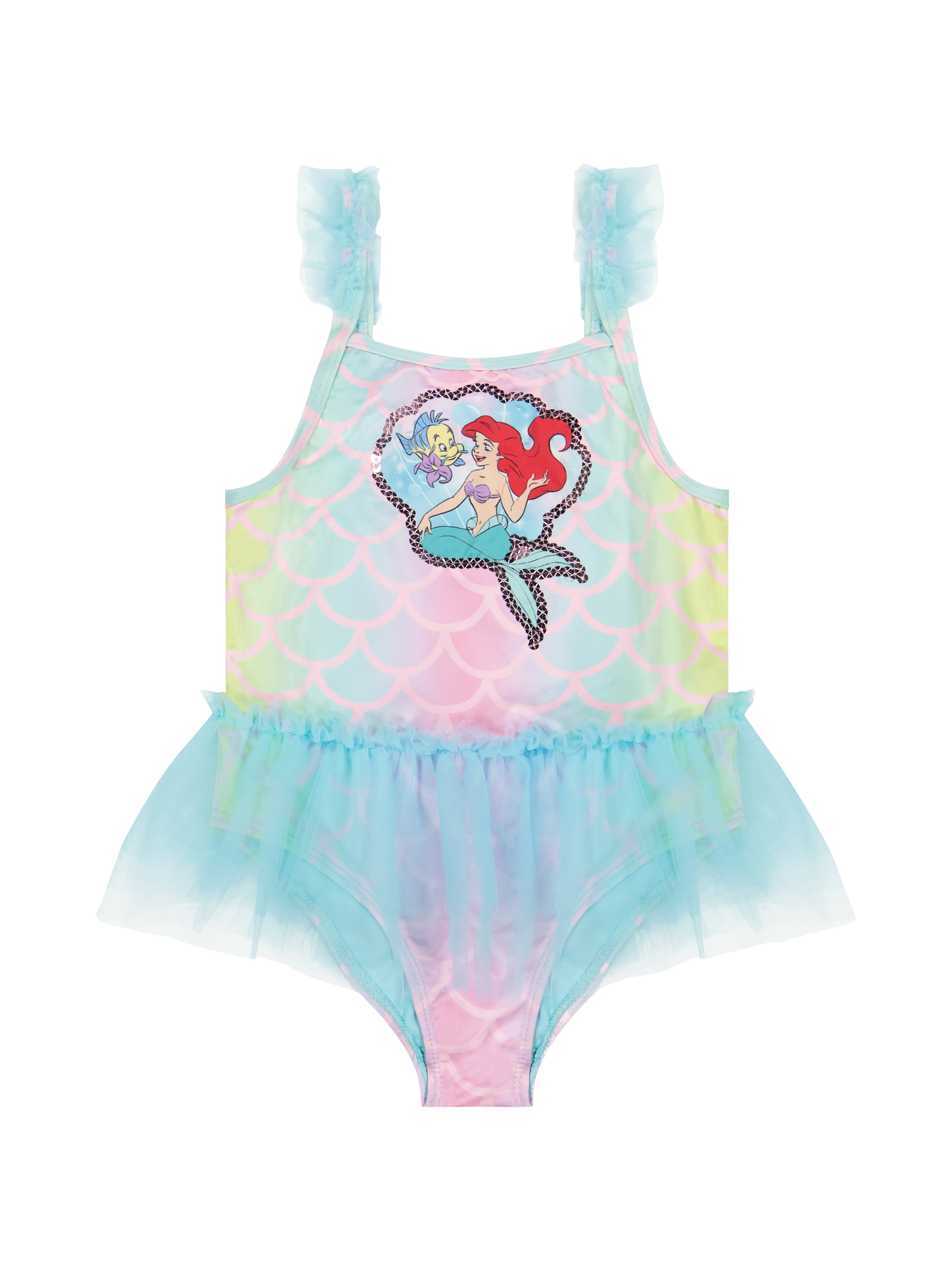 Character Toddler Girl One-Piece Swimsuit, Sizes 12M- 5T - Walmart.com