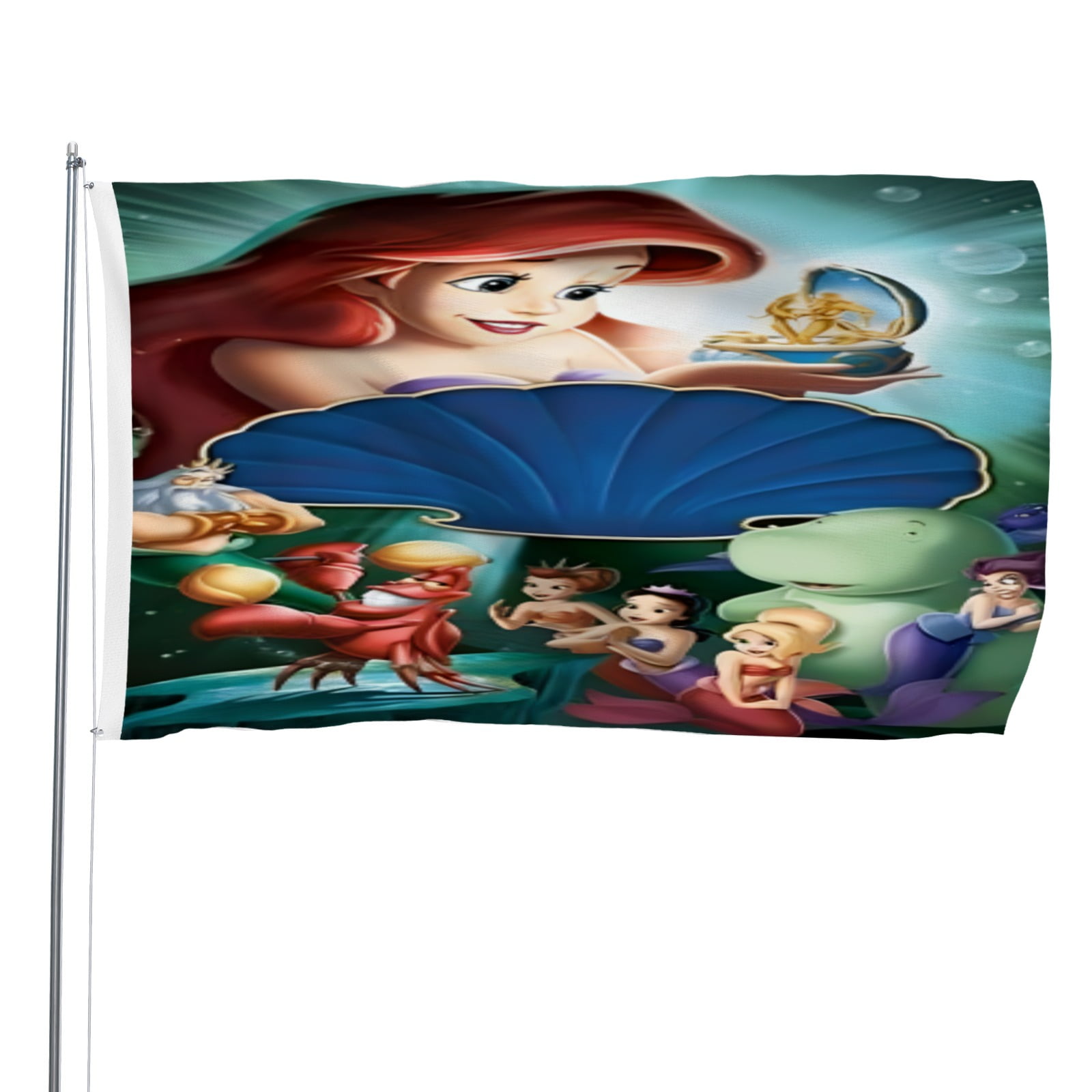 Little and Mermaid* flag perfect for outdoor decoration, can be hung ...